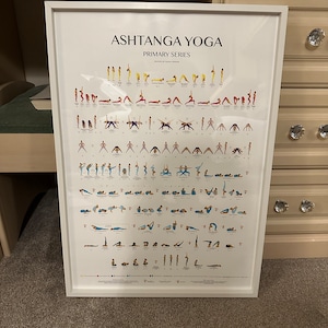 Ashtanga Primary Series-digital File-yoga Cheat Sheet-yoga Print-sun ...
