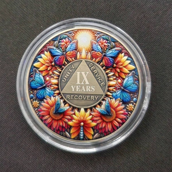 Collectibles Sobriety Challenge Coins Soberversary AA/NA Medallion ...