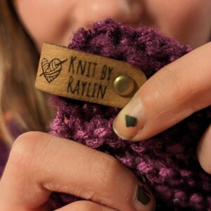Custom Labels for Crochet and Knitting Projects Beanies - Etsy
