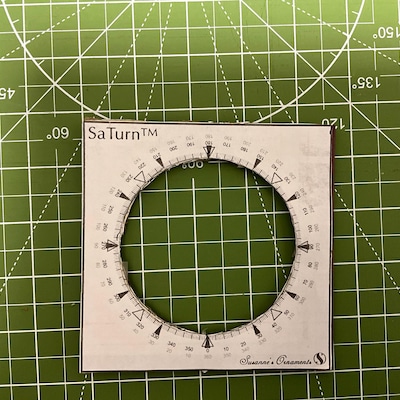 Saturn™ Ring Protractor DIY Tutorial and Printable Template - Etsy