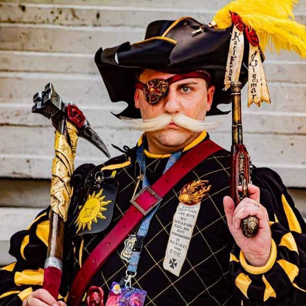 Leather Belt Tassets Faulds Skirt Armor of Tribal Barbarian With Rune ...