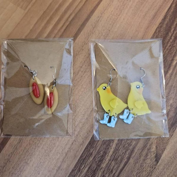 Hair Clip Lyna, Green & Gold, Glitter, Magic, Fimo, Polymer Clay ...