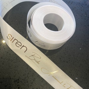 Business Branded 25mm Personalised Printed Ribbon Business Gift Wrap ...