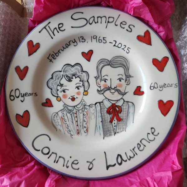 Personalised New Baby Name Plate Pottery Gift Birth and Christening ...