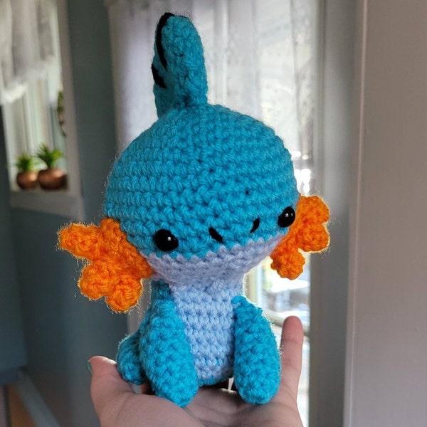 Mudkip (mud Fishpokemon) Crochet Pattern. PDF Digital Download, Pattern ...