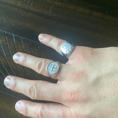 Silver MF DOOM Ring Red Gem MFDOOM Ring in Stainless Steel - Etsy UK