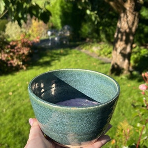 Sky Blue Salt Pig Blue Salt Cellar Rock Salt Container - Etsy