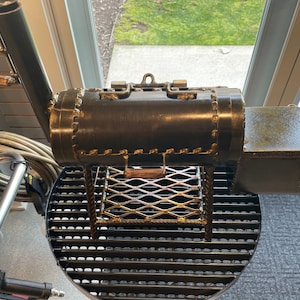 Baby Smoker BBQ Pit Grill With Square Firebox-heavy Steel Fully ...