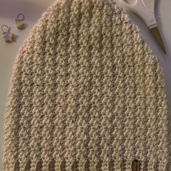 PATTERN - Crochet | the Winter Rose Beanie | Slightly Slouchy Toque ...