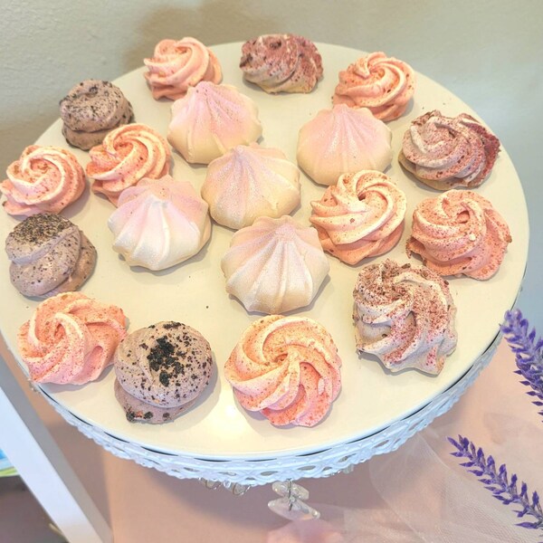 Mixed Berry Meringue Cookies - Small Batch - Packaged in Bulk - 1.5 ...