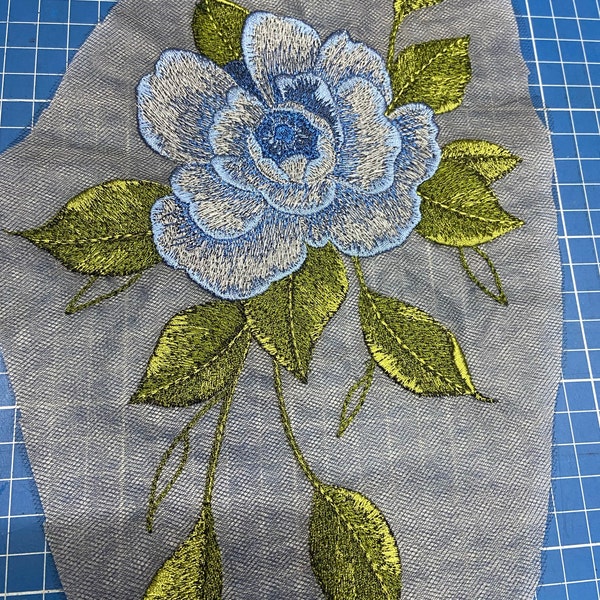 Rose Machine Embroidery Design 4 Sizes to Download Fit 6x8