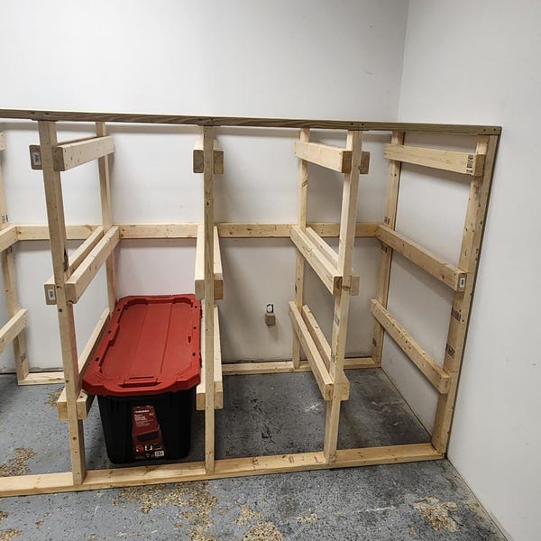 27 Gallon Tote Storage Workbench Build Plan| 8 UNIT DIY Tote Storage ...