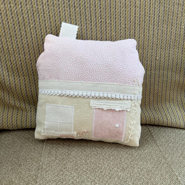 Storybook Cottage Pillow - Cottage Shaped Pillow - Plush House Shaped ...