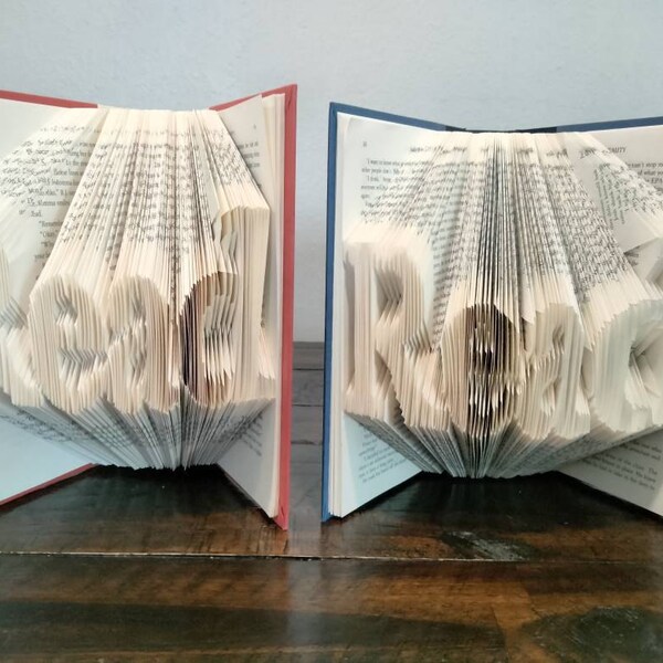 READ Book Folding Pattern — 195 Folds (390 Numbered Pages). PDF Digital ...