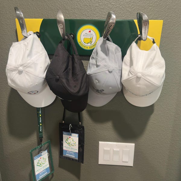 Golf Club Wall Hook - Hat or Towel Hook - Made From Upcycled Golf Irons ...