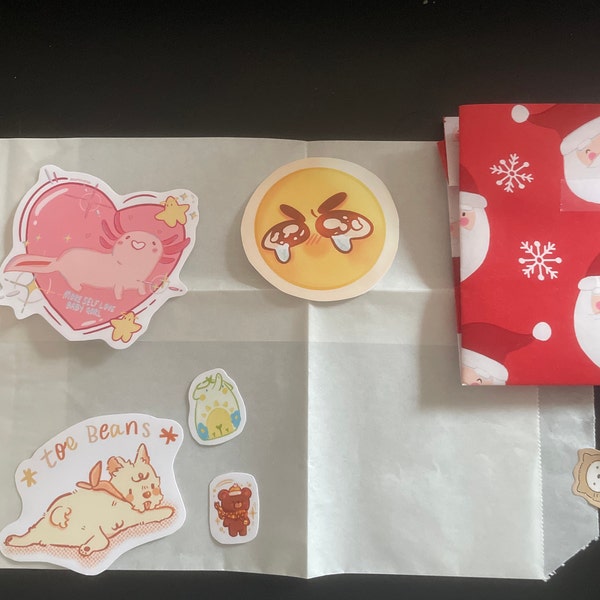 Cute Stickers Grab Bag, Kawaii Cute Mystery Sticker Grab Bag, Mystery ...