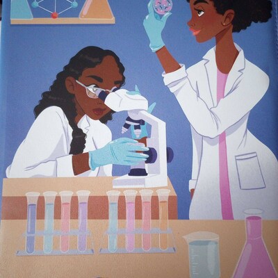 Large Curvy Black Girl Notebook African American Boss Chick Journal 8 ...