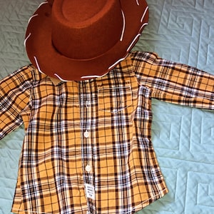 Boys Girls Child Brown Toy Cowboy Cowgirl Brown Hat Woody Western Story ...