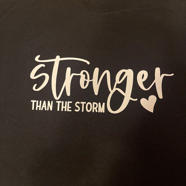 Stronger Than the Storm Svg, Inspirational Svg, Motivational Svg ...
