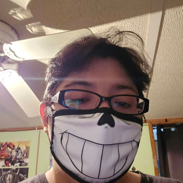 Sans Mask, Error Sans Mask, Underfell Sans Mask, Cloth Dust Mask - Etsy