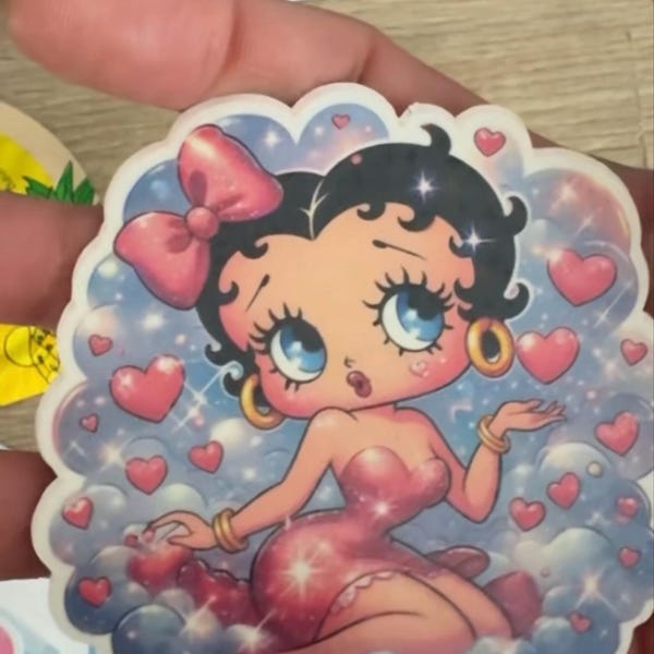 Betty Boop Stickers Buy the Bundle for Discount! Super Cute Sparkles ...