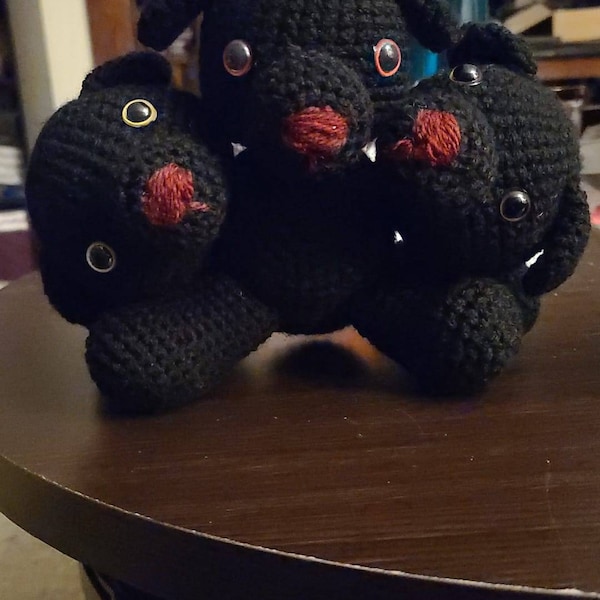 Cerberus Crochet Pattern, Amigurumi Cerberus, Amigurumi Pattern ...