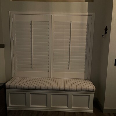 Shaker-style Storage Bench / Window Bench / Top-opening Kitchen Storage ...