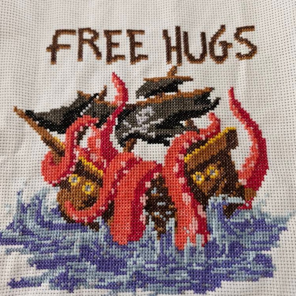 Bludgeoning Damage Cross Stitch Pattern for 9-inch Hoop - Etsy