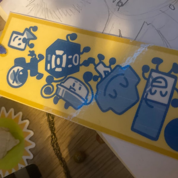Death P.A.C.T. Bfdi Bookmarker - Object Show BFDIA BFB TPOT Battle for ...