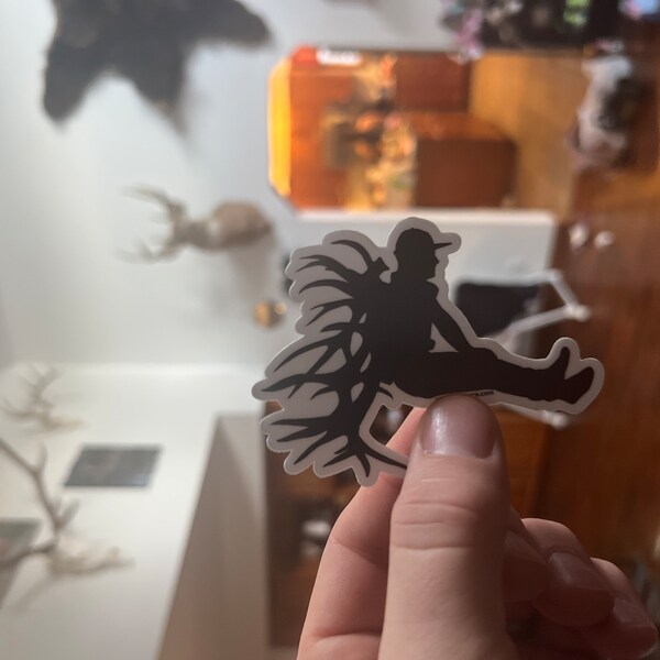 Bobcat Trapper Sticker - Etsy