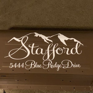 Rocking Chair Monogram Decals Set of 2 - Etsy