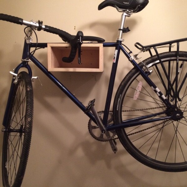 The Brook Bike Shelf™ // Bike Rack // Bike Wall Mount // Reclaimed Wood ...