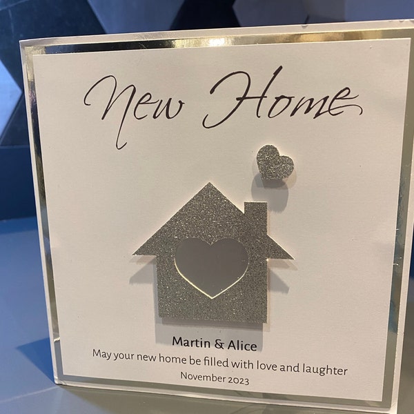 Personalised Handmade New Home Card - Etsy UK