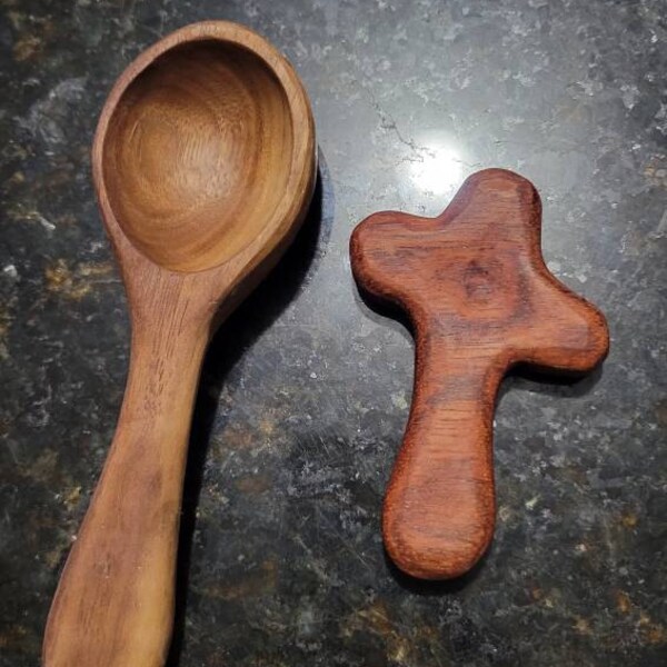 Lovely and Rare Live Edge Desert Ironwood Cross Decor Piece - Etsy