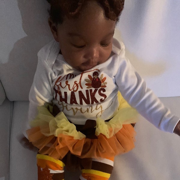 Baby First Thanksgiving Outfit, My 1st Thanksgiving Outfit ...