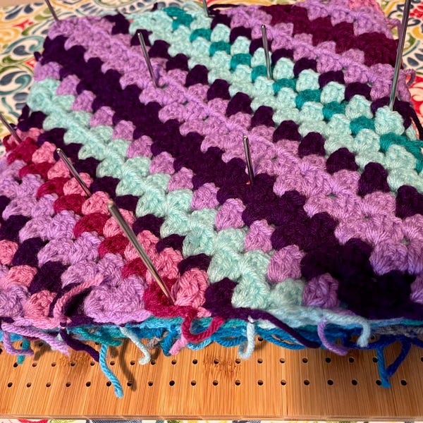 Rainbow Stripes Crochet Temperature Blanket Pattern (PDF Pattern) - Etsy