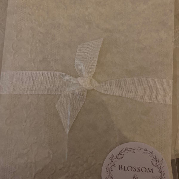 Embossed Note Cards, Vintage Style Note Cards, Note Card Set With ...