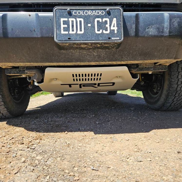 Domed 3D Raised Letters Inserts Compatible With TRD Pro Skid Plate ...