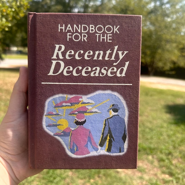 Handbook for the Recently Deceased Book / Handmade Prop, Halloween ...