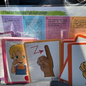 ABC Sign Language Book Learn Sign With Emma and Egor - Etsy