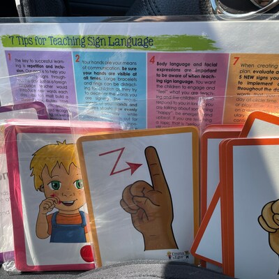 Learn Sign Language Shapes and Colors Book Children's Sign Language - Etsy