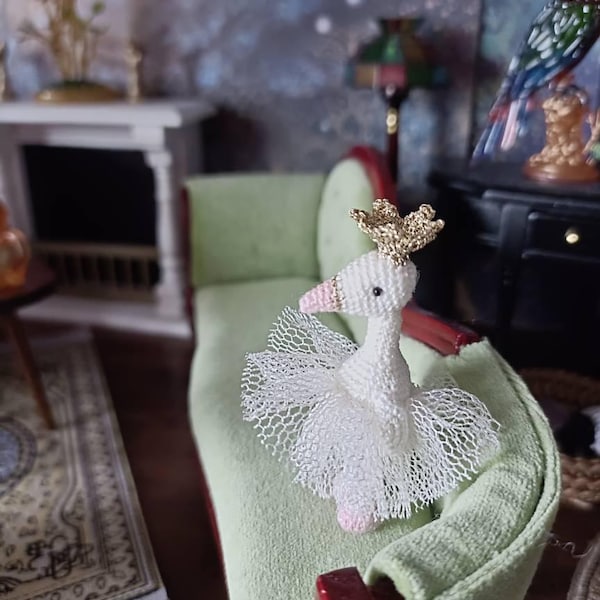 Micro Crochet Amigurumi Realistic Lemur Art, Mini Micro Animals Lemur ...