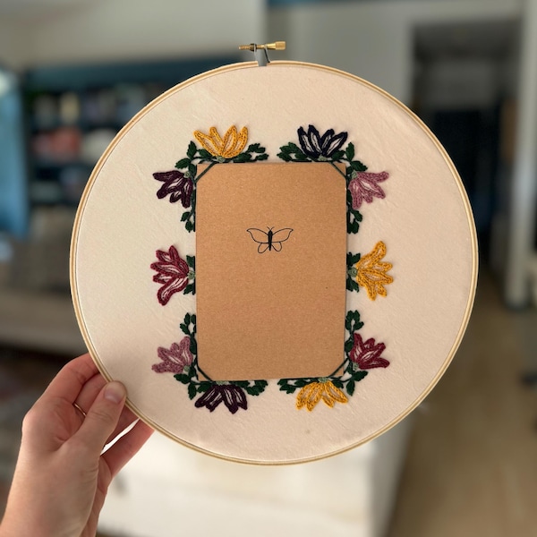Floral Design Hand Embroidery Pattern / Digital Instant PDF Download ...