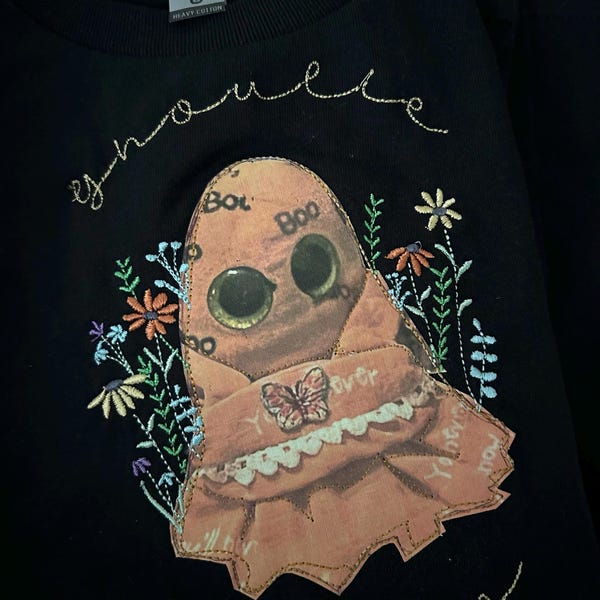 ABC Apple Back to School First Day Blanket Stitch Applique Vintage ...