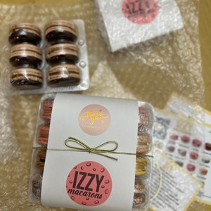 Moon French Macarons 6, 12 or 24 Choose Flavors Macaroons Moon Phases ...