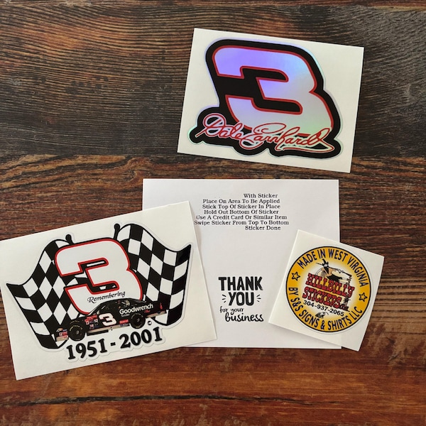 New Dale Jr. Earnhardt # 8 Sticker 3.7" Tall X 5" Wide. Awesome ...