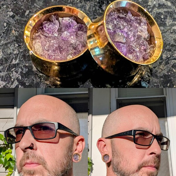 Ruby Gauge Plug Earrings, 10mm-65mm - Priced per Plug - Unique Custom ...