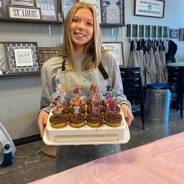 Hercules Cupcake Toppers, Party Supplies - Etsy