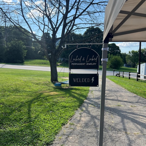 Personalized Sign for Hanging on Pop up Tents, Market Displays, Custom ...