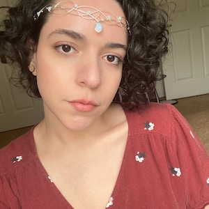 Simple Silver Plated Circlet Tiara Bridesmaid Medieval | Etsy